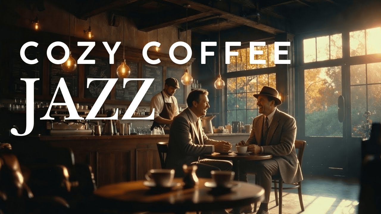 Cozy Jazz Café ☕ Smooth Velvet Jazz with Coffee & Warm Night Ambience ...