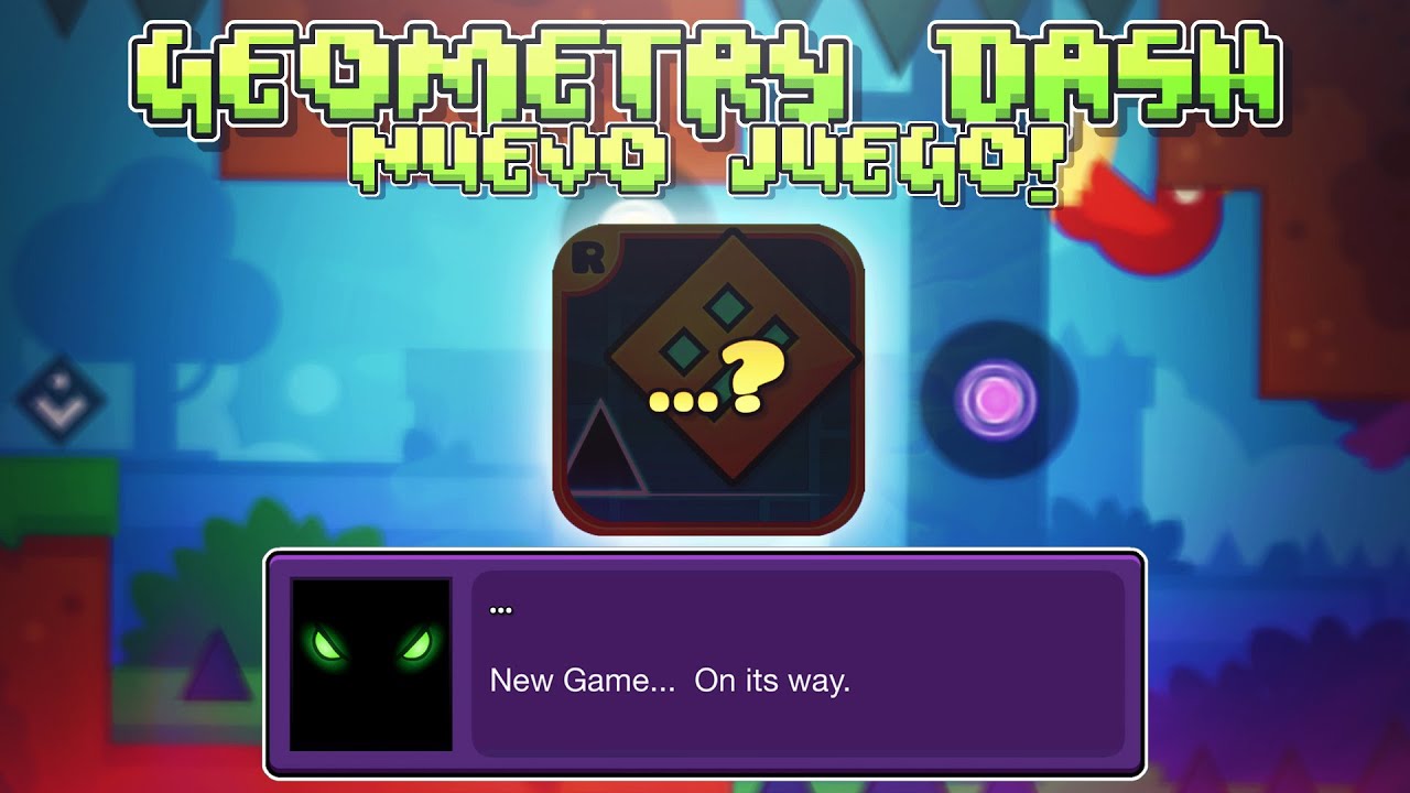 ¡RobTop Confirma Nuevo Juego Para Geometry Dash! - YouTube