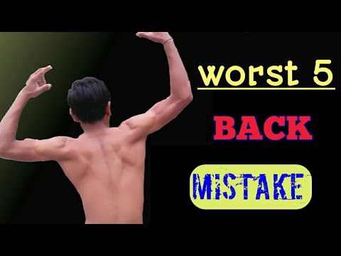 5 Worst Mistakes You Do For Back In Gym / Biggest 5 Back Mistake At ...