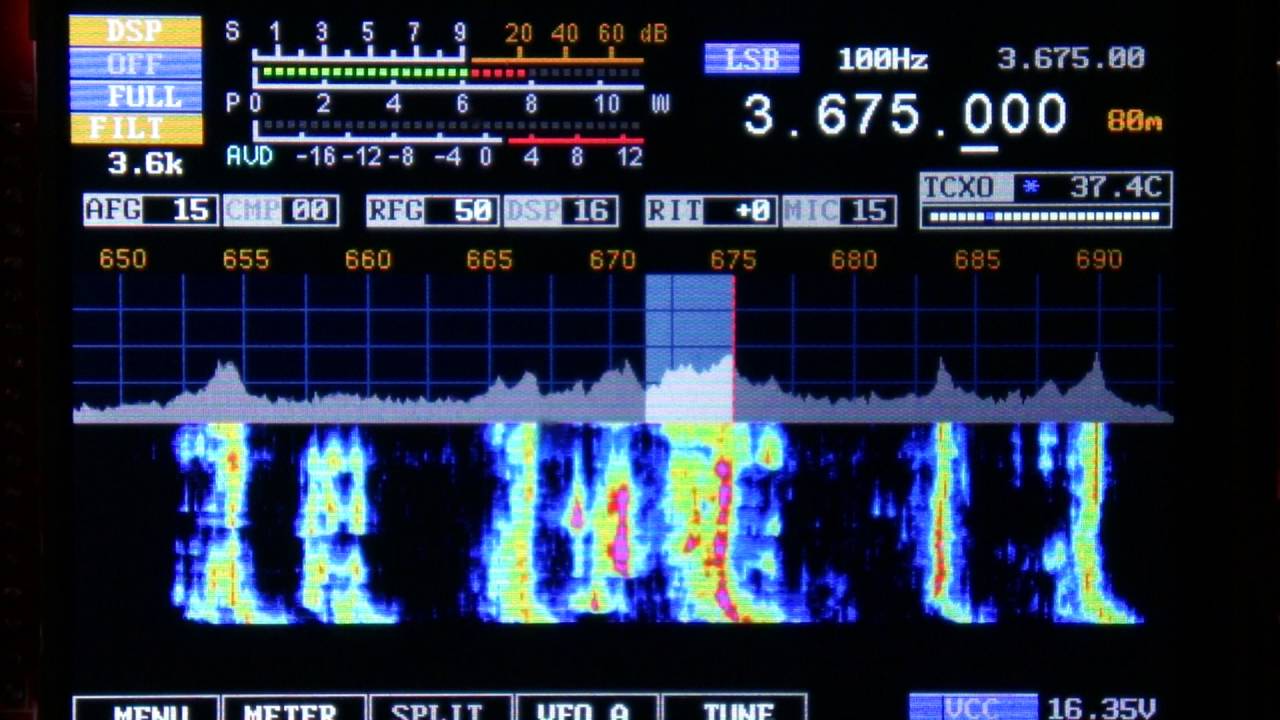 m0nka mcHF SDR - 480x320 LCD - YouTube