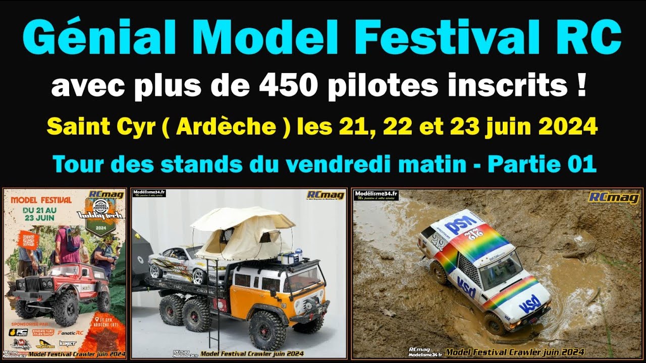 Model Festival Crawler RC à Saint Cyr juin 2024. Tour des stands du ...