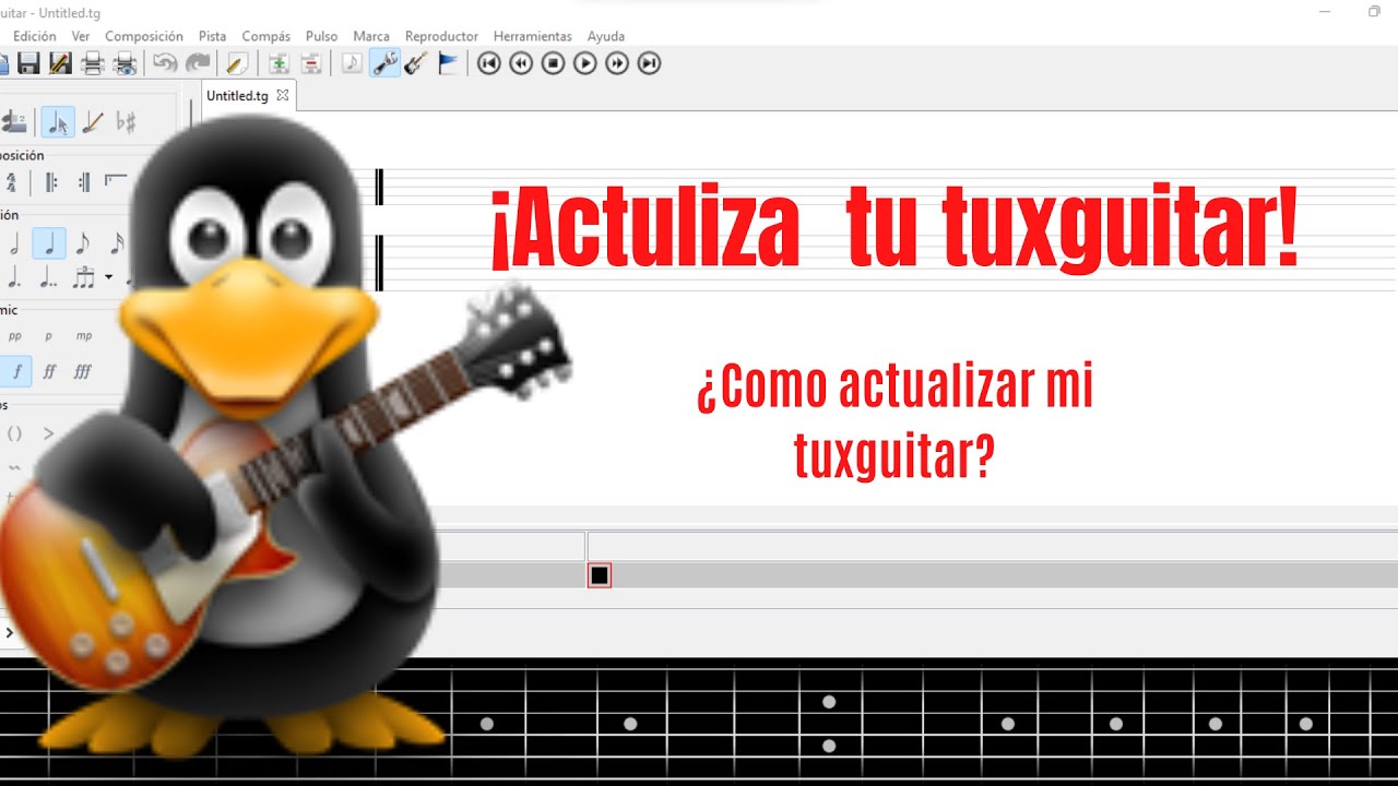 Como actualizar tu tuxguitar - YouTube