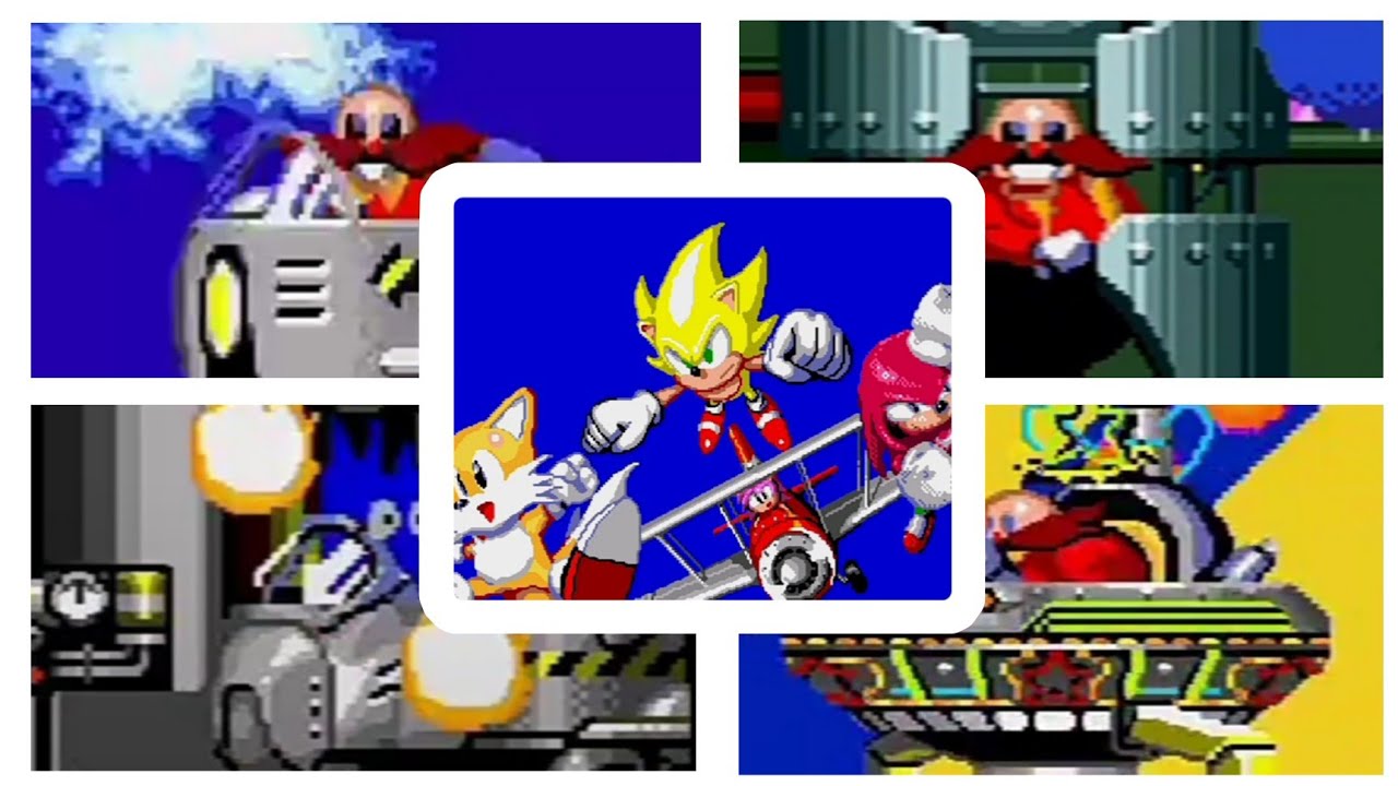 Sonic Classic Heroes - All bosses - YouTube