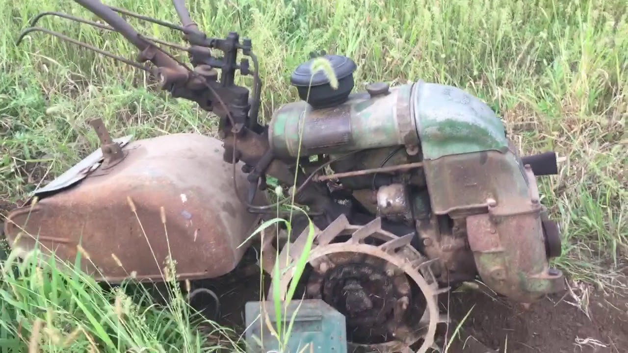 1948 Simar Model 35C Antique Rototiller - YouTube