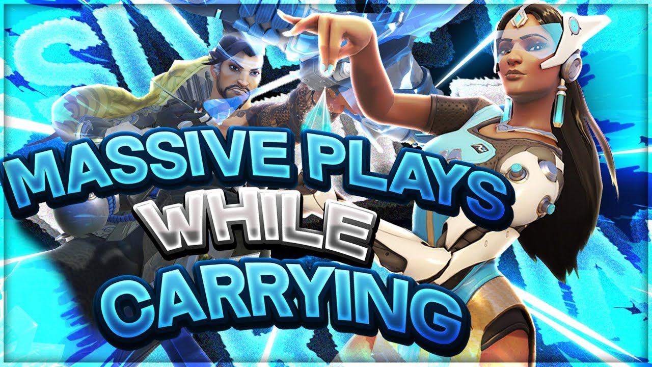 Massive Plays While Carrying The Team - Seagull - Overwatch - YouTube