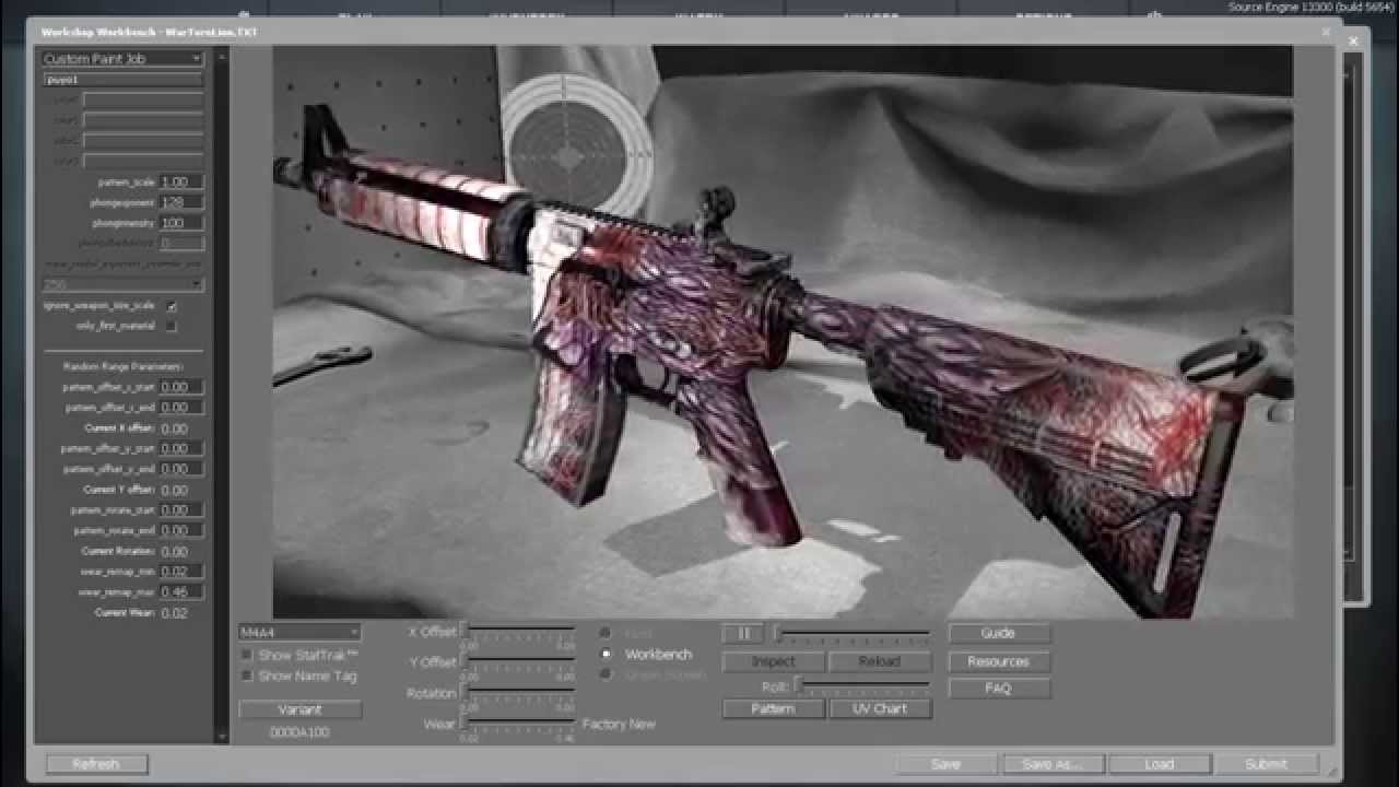My Counter Strike GO Gun Design! War Torn Lion | M4A4 - YouTube