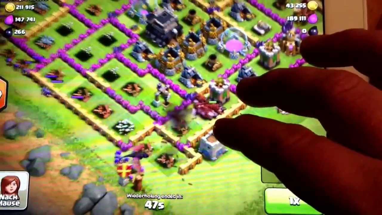 Clash of Clans Hog Rider Level 5 Raid Love it - YouTube