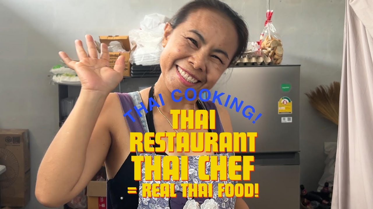 Thai Cooking With A Thai Chef In A Thai Restaurant! - YouTube