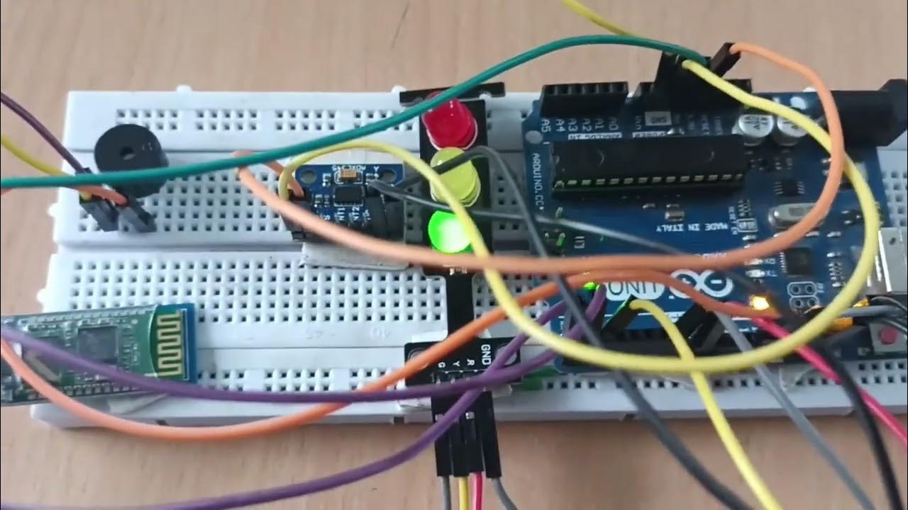 Single Tap & Double Tap Detection Demo using ADXL345; notification in Mobile & LEDs - YouTube