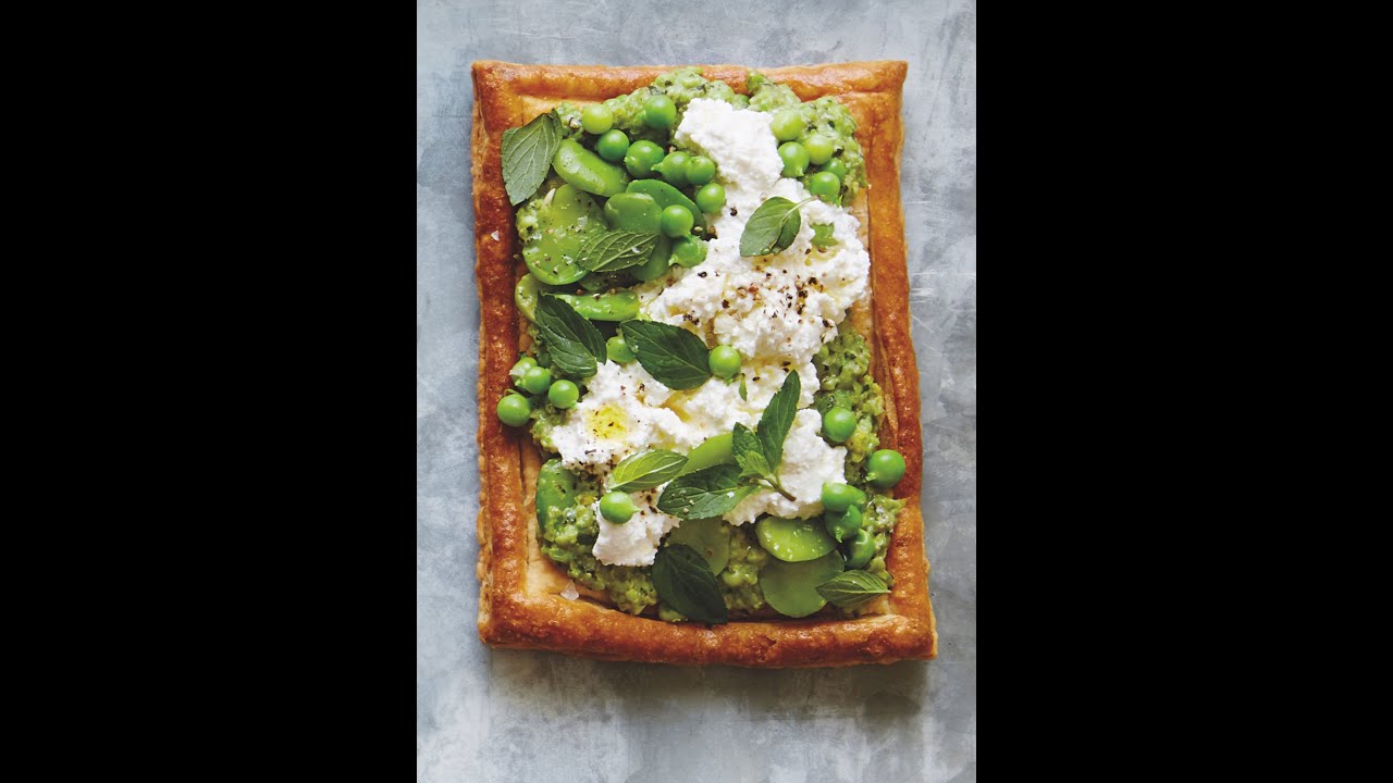 Spring Pea Pastry Toast #shorts - YouTube