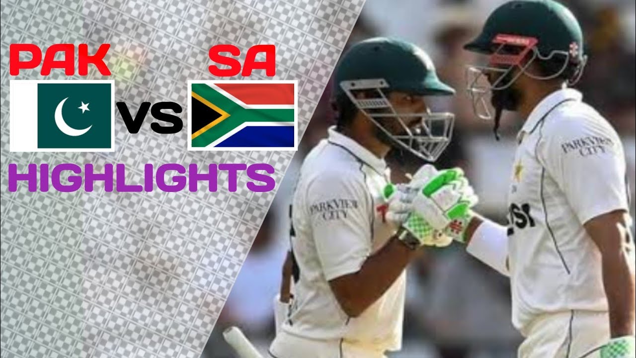 PAK vs SA Today Match Full HIGHLIGHTS! - YouTube