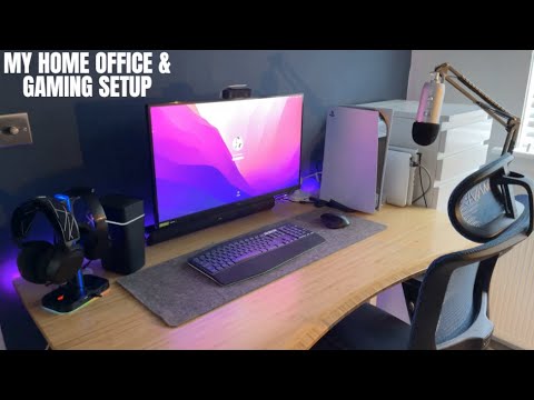 My home office and gaming setup (UK) - YouTube