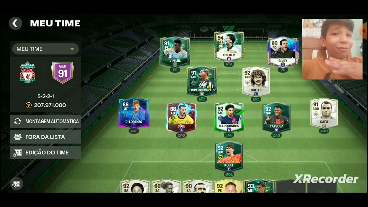 fc mobile mostrando meu novo time - YouTube