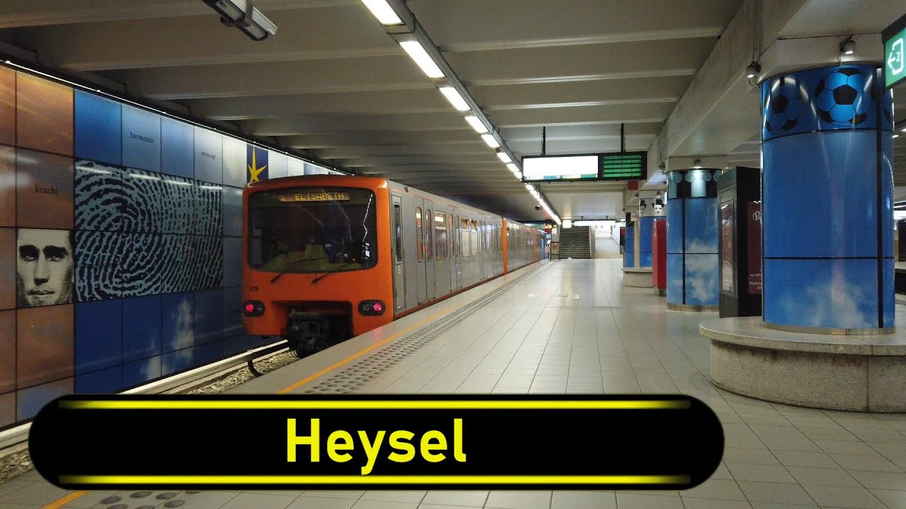 Metro Station Heysel - Brussels 🇧🇪 - Walkthrough 🚶 - YouTube