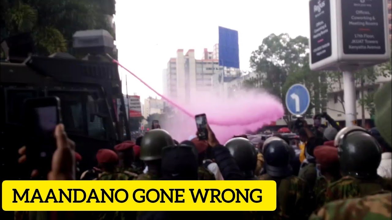 MOST CAPTIVATING MOMENTS OF MAANDANO NAIROBI ALONG CARDINAL OTUNGA ...