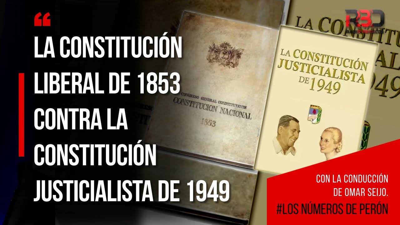 LOS NUMEROS DE PERÓN: La Constitución Liberal de 1853 contra la ...