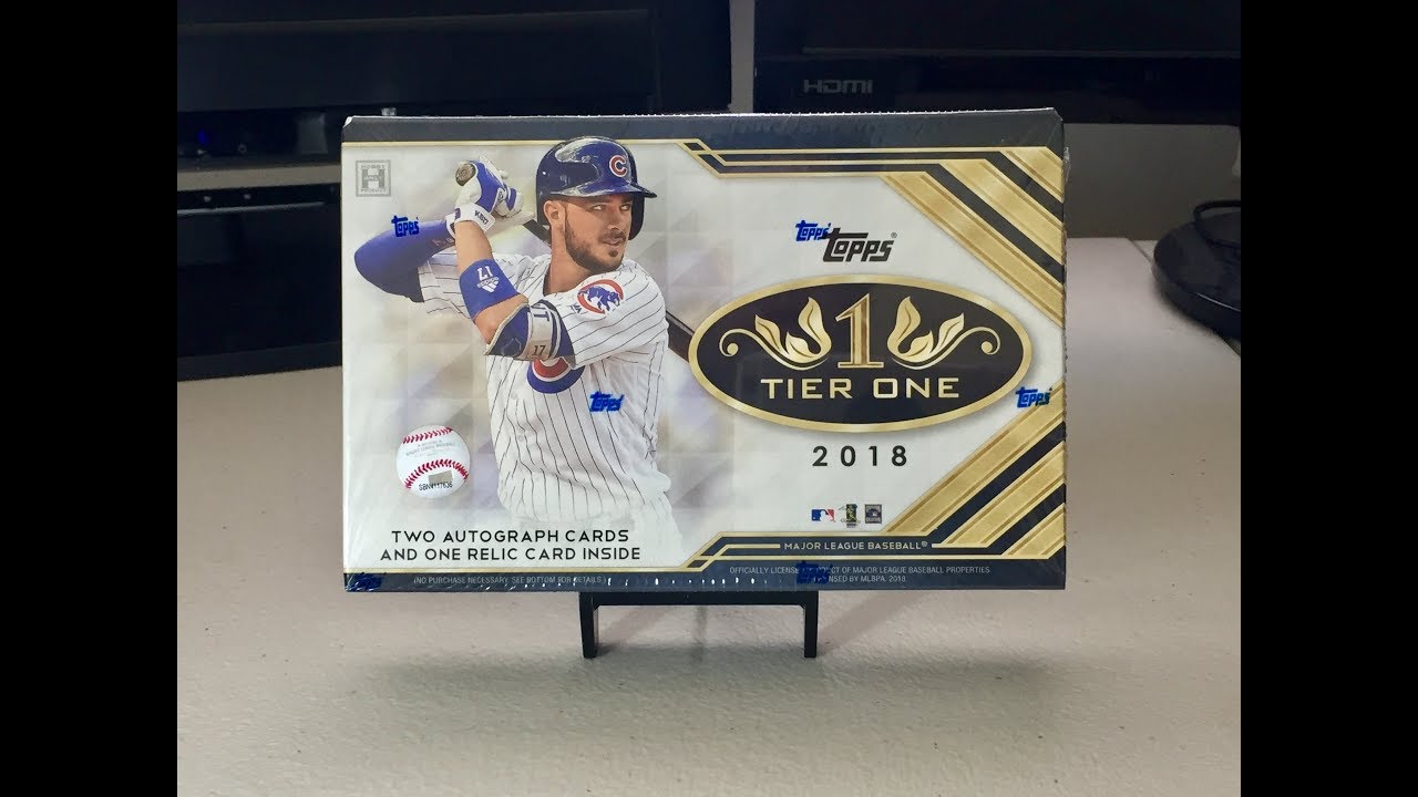 2018 Topps Tier One Hobby Box | I Have No Self Control - YouTube