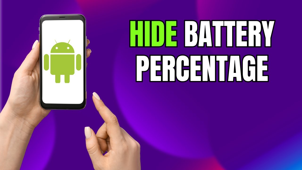 Show or Hide Battery Percentage in Seconds! Android Battery Icon ...