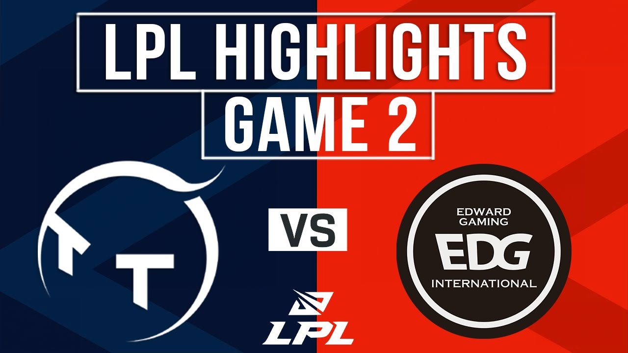 TT vs EDG Highlights Game 2 | LPL 2025 Split 3 | ThunderTalk Gaming vs EDward Gaming - YouTube