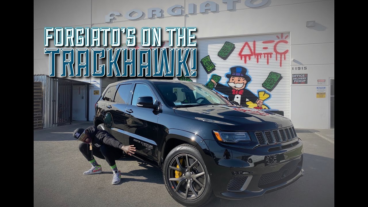 PUTTING 26in FORgiatos on my TRACKHAWK!!! - YouTube
