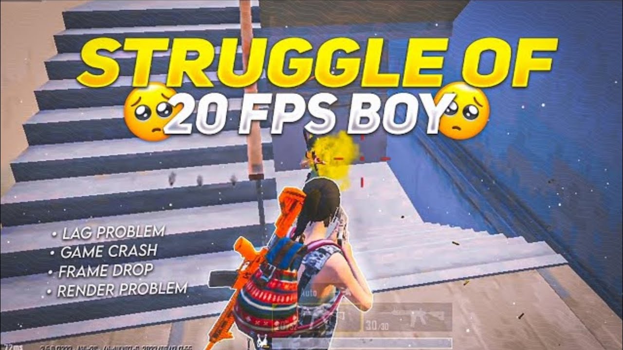 Struggle Of 20 Fps Boy Monster Player • BgmiMontage • Low End Device🚀 ...
