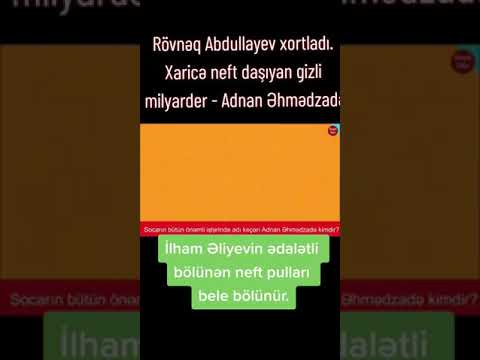 Azerbaycanin pullarini yalab eden Rovneq abdullayev