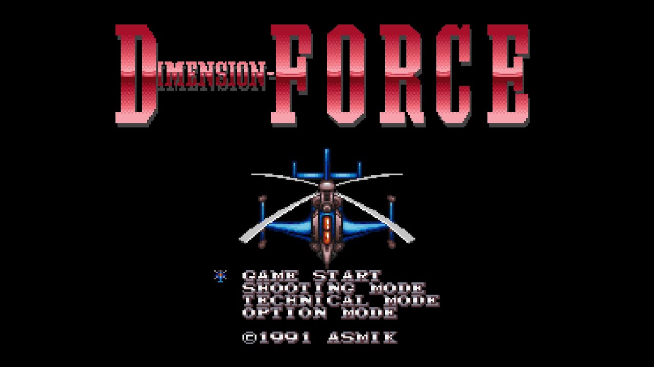Dimension Force (ディメンションフォース). [SFC - Asmik]. (1991). HARD. 1LC. 60Fps ...