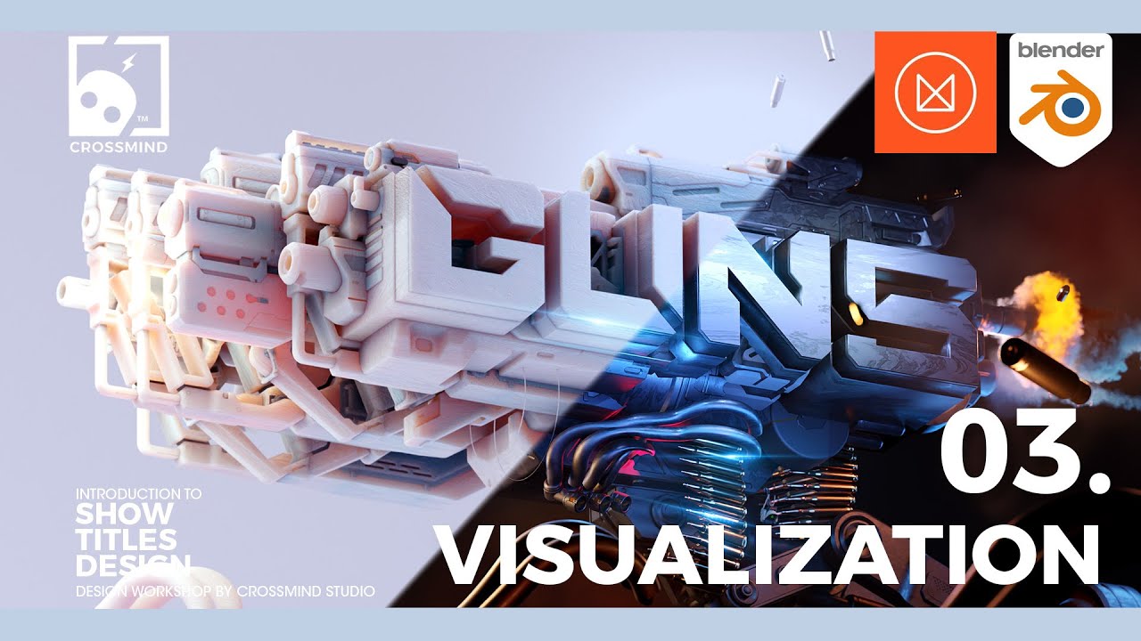 Blender 3D- Show Title Design for TV/Web - 03 Visualization - YouTube