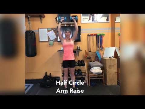 Half Circle Arm Raise - YouTube