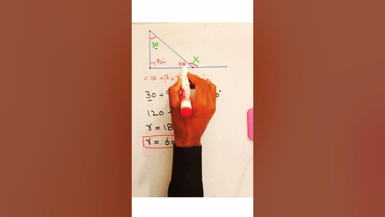 Quick Trick to Find All Angles of a Right Angle Triangle | Math Hack in Seconds #triangles # ...