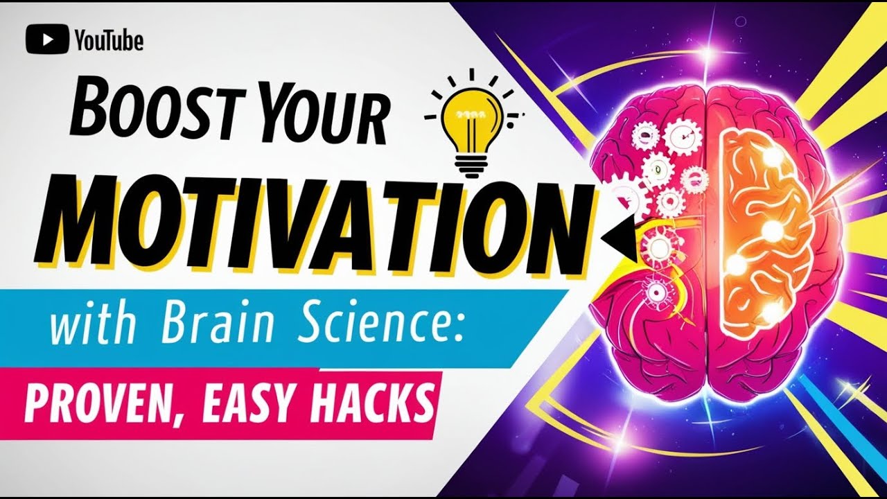 Boost Your Motivation with Brain Science: Proven, Easy Hacks! - YouTube