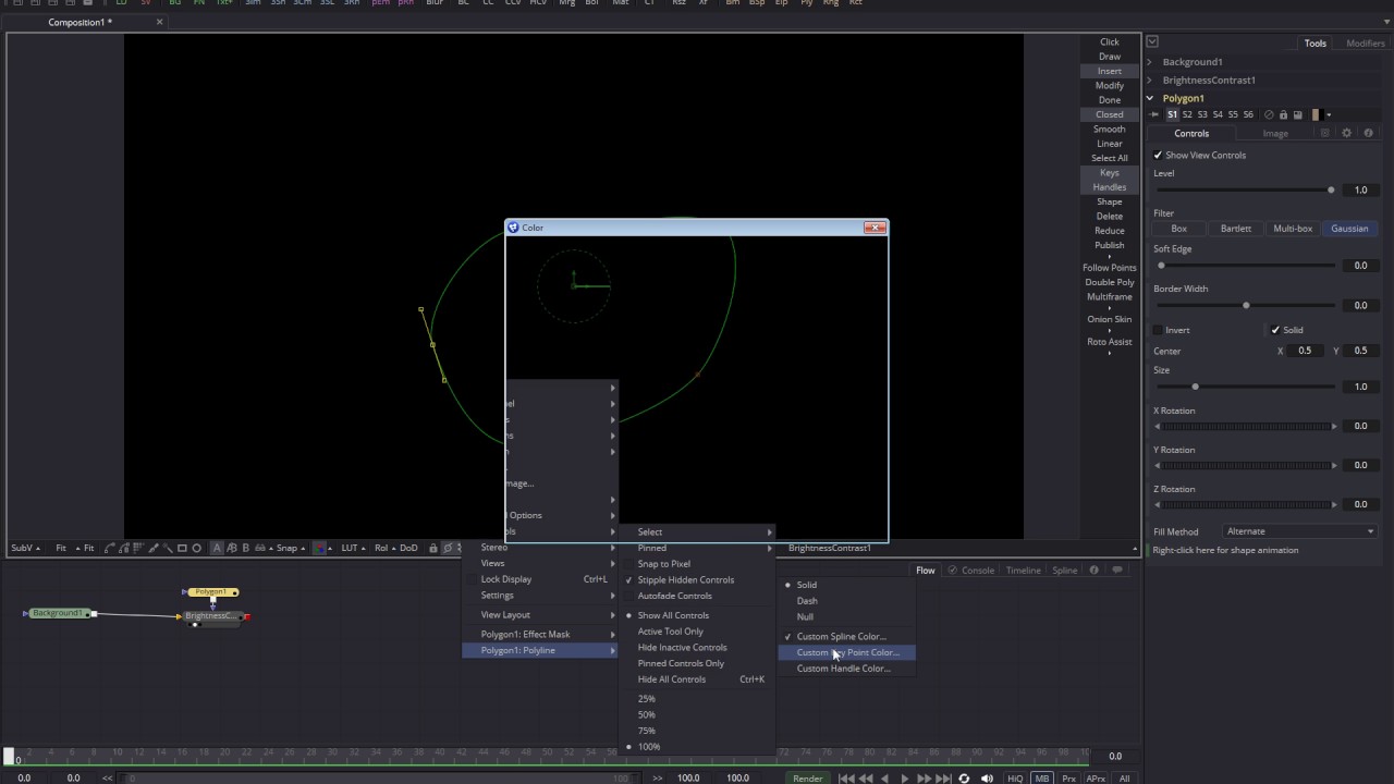 Changing Spline Colors In Fusion - YouTube