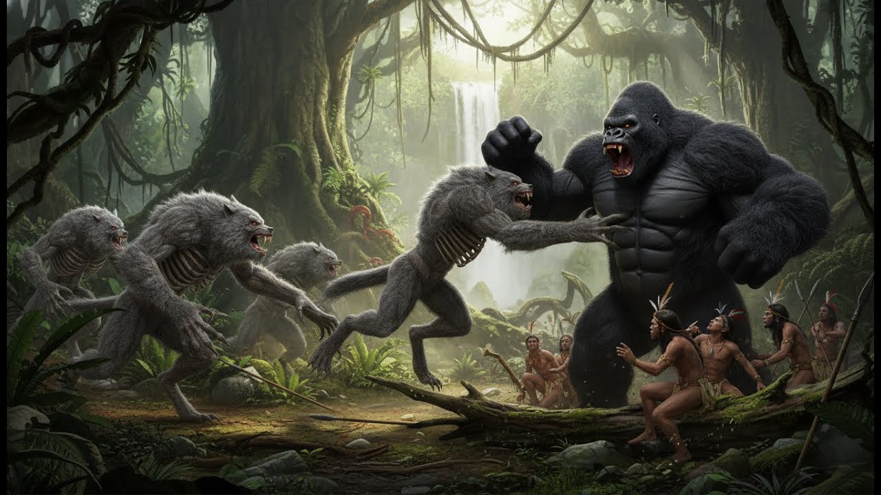 EPIC BATTLE: Epic Kong vs Wolves Battle for Survival (EP.1) - YouTube