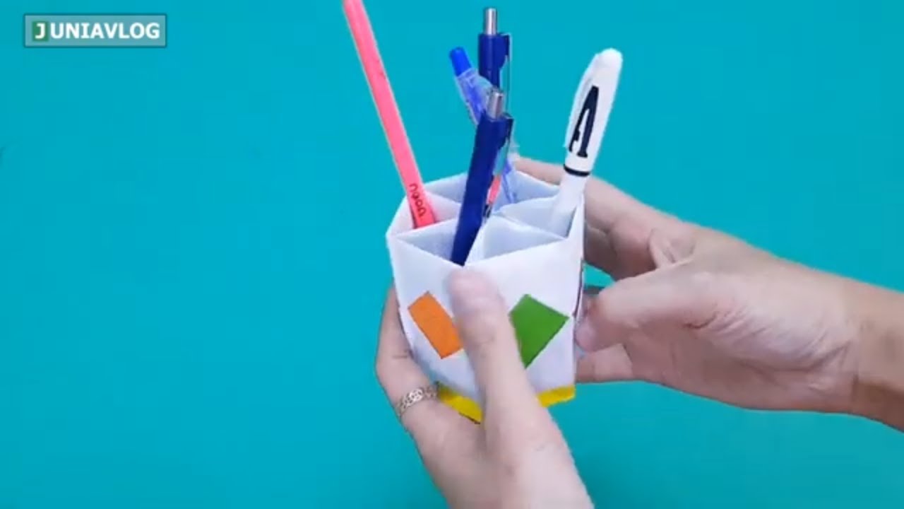 Idea How To Make A Paper Pen By Paper Diy Crafts For School | Junia ...