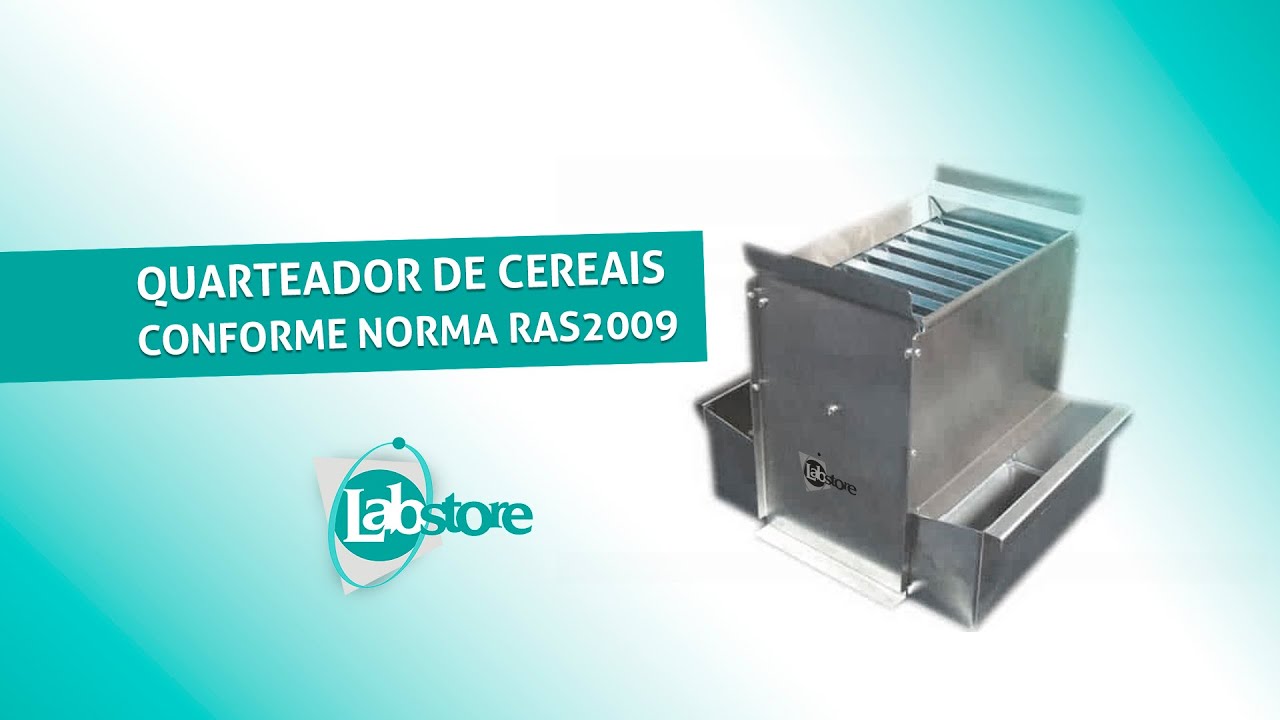 Quarteador de Cereais Tipo Johnes Conforme Norma RAS2009 - YouTube