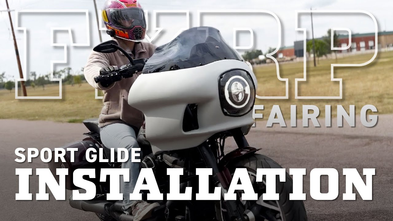 Sport Glide FXRP Fairing Install - YouTube