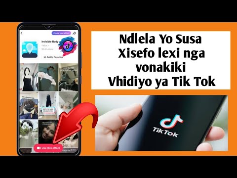 Ndlela Yo Susa Filter Leyi Nga Voniki Eka TikTok Video (2022) |