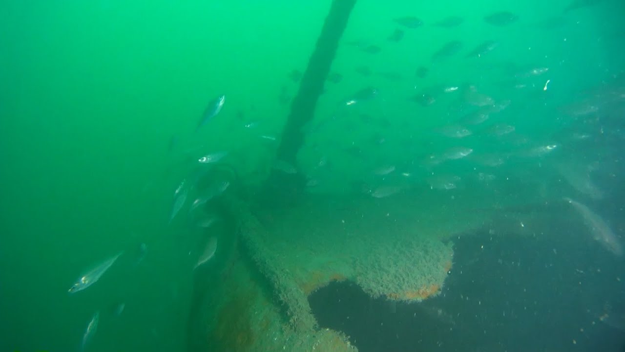 The wreck of the MV Challenger off Abersoch - YouTube