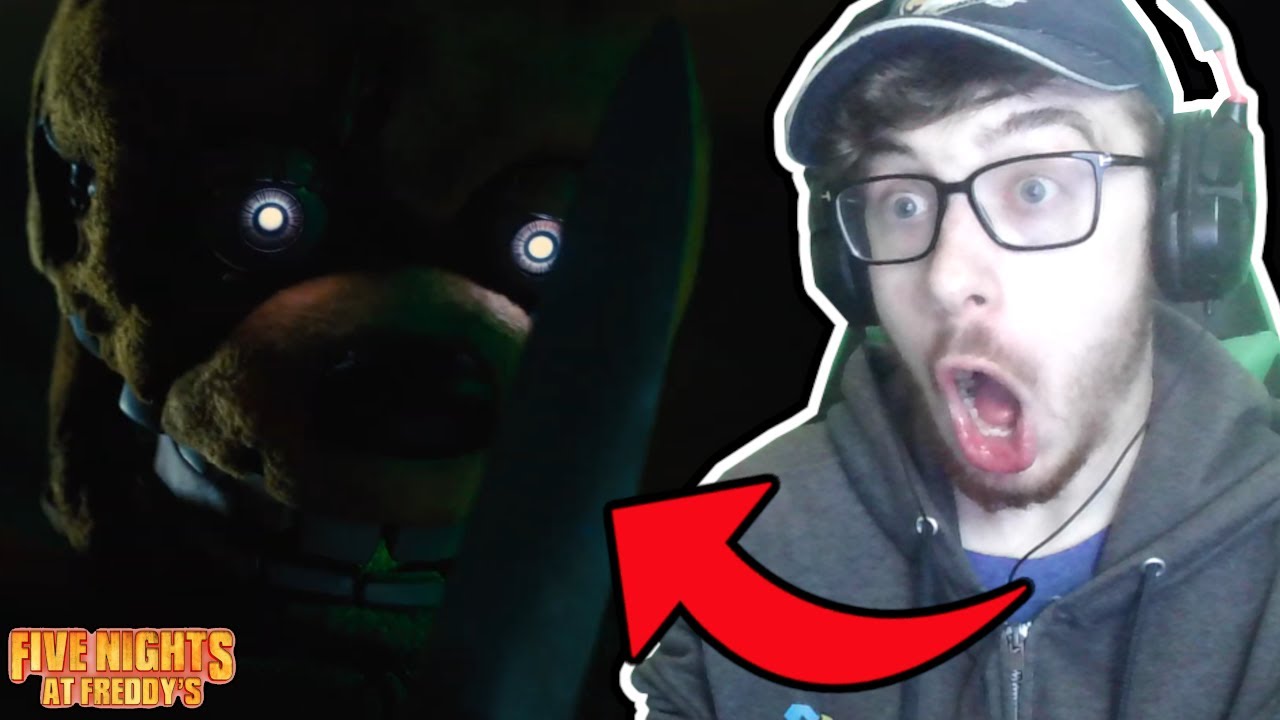 Five Nights At Freddy's | Official Trailer Reaction! | SPRINGTRAP ...