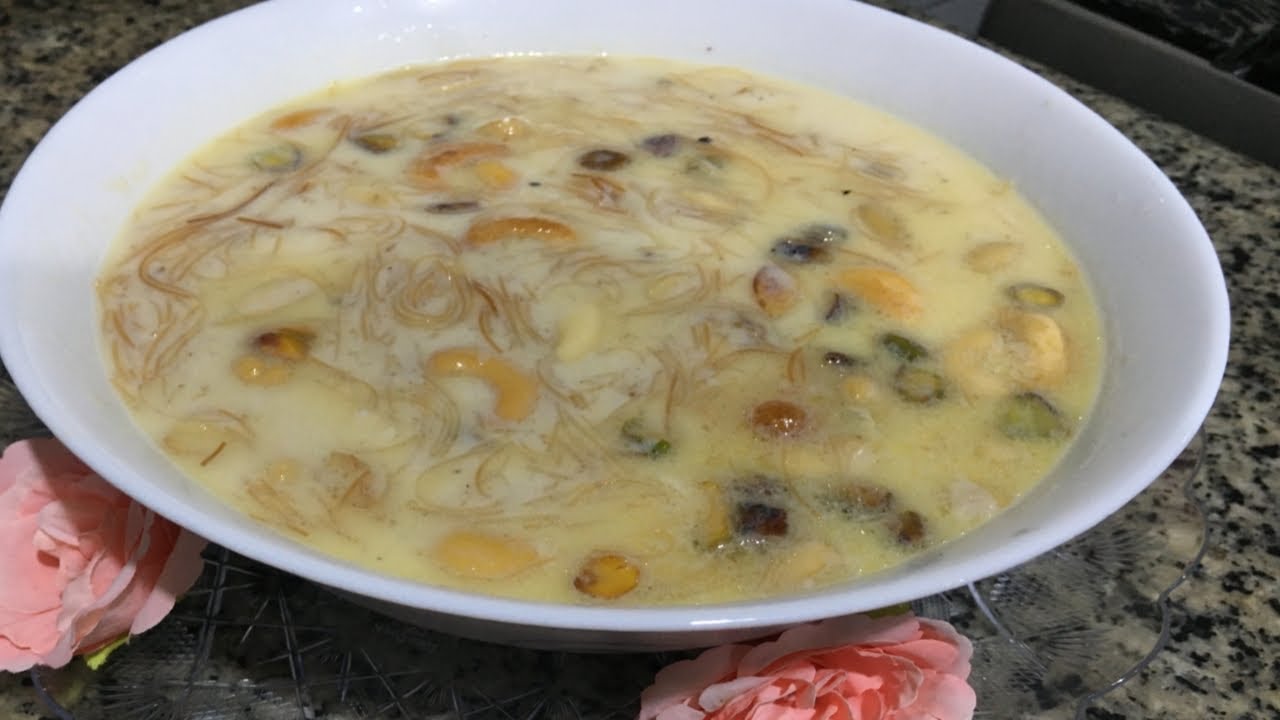 Sheer Kurma | Dessert | Eid Special sweet | Mom and Ayaan | Cooking ...