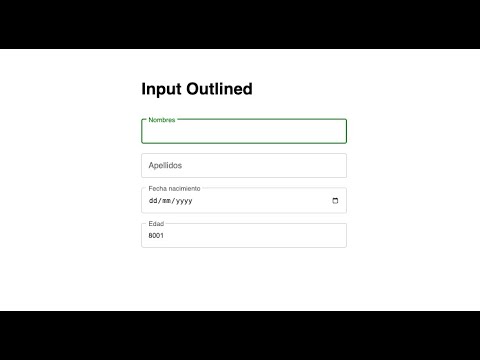 Cómo se hace un Input/TextField Outlined - Campo de Texto contorneado ...
