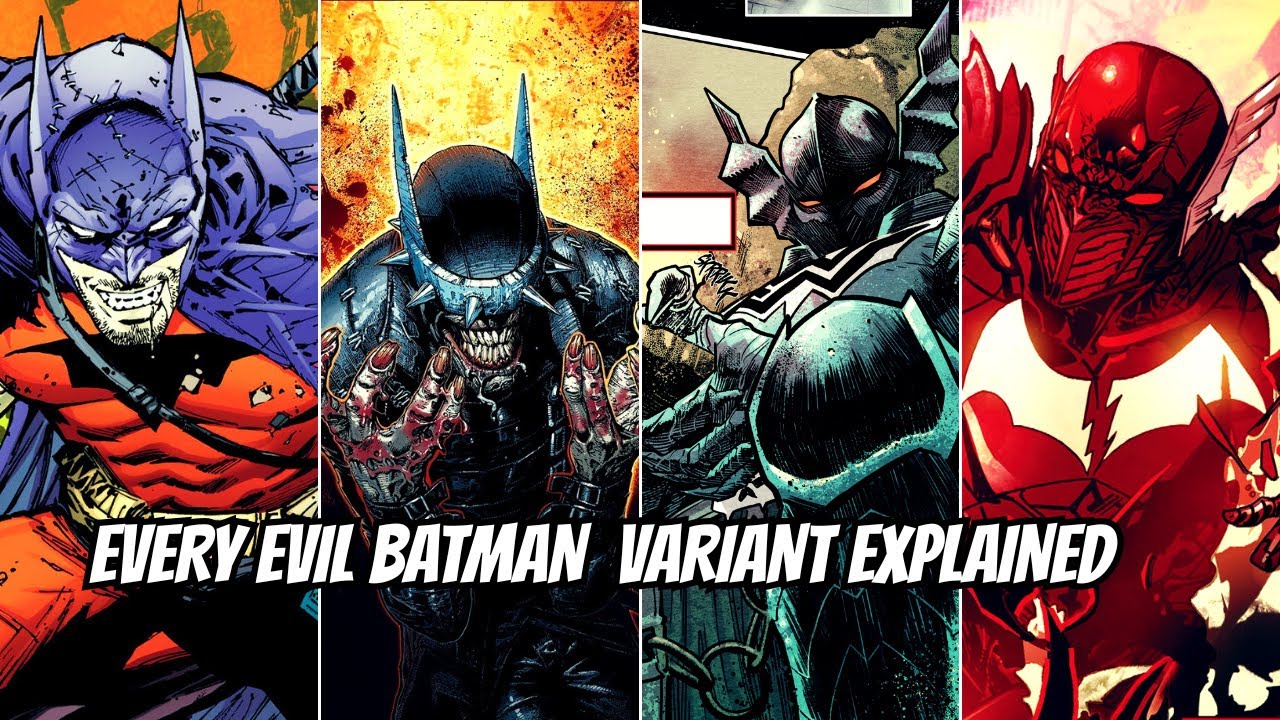 Every Evil Batman Variant Explained | From Red Death to Batman Who ...