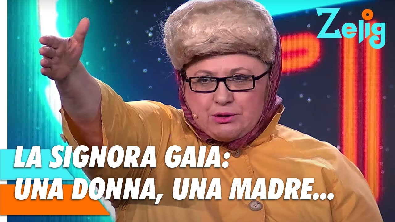 Simonetta Guarino è la signora Gaia | Zelig - YouTube