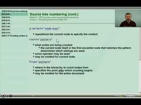 Sample Lesson - 1 of 3 - Practical Transformation Using XSLT and XPath Video - YouTube