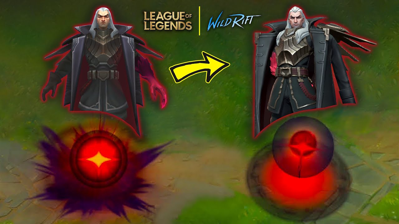 Swain LoL vs WR Comparison / League of Legends vs Wild Rift - YouTube
