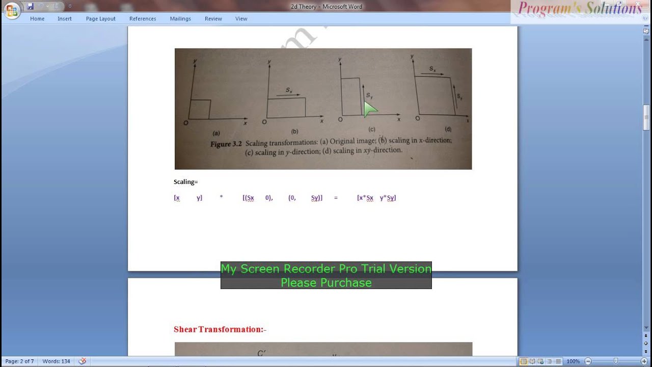 two dimensional in Computer Graphics (2D) - YouTube