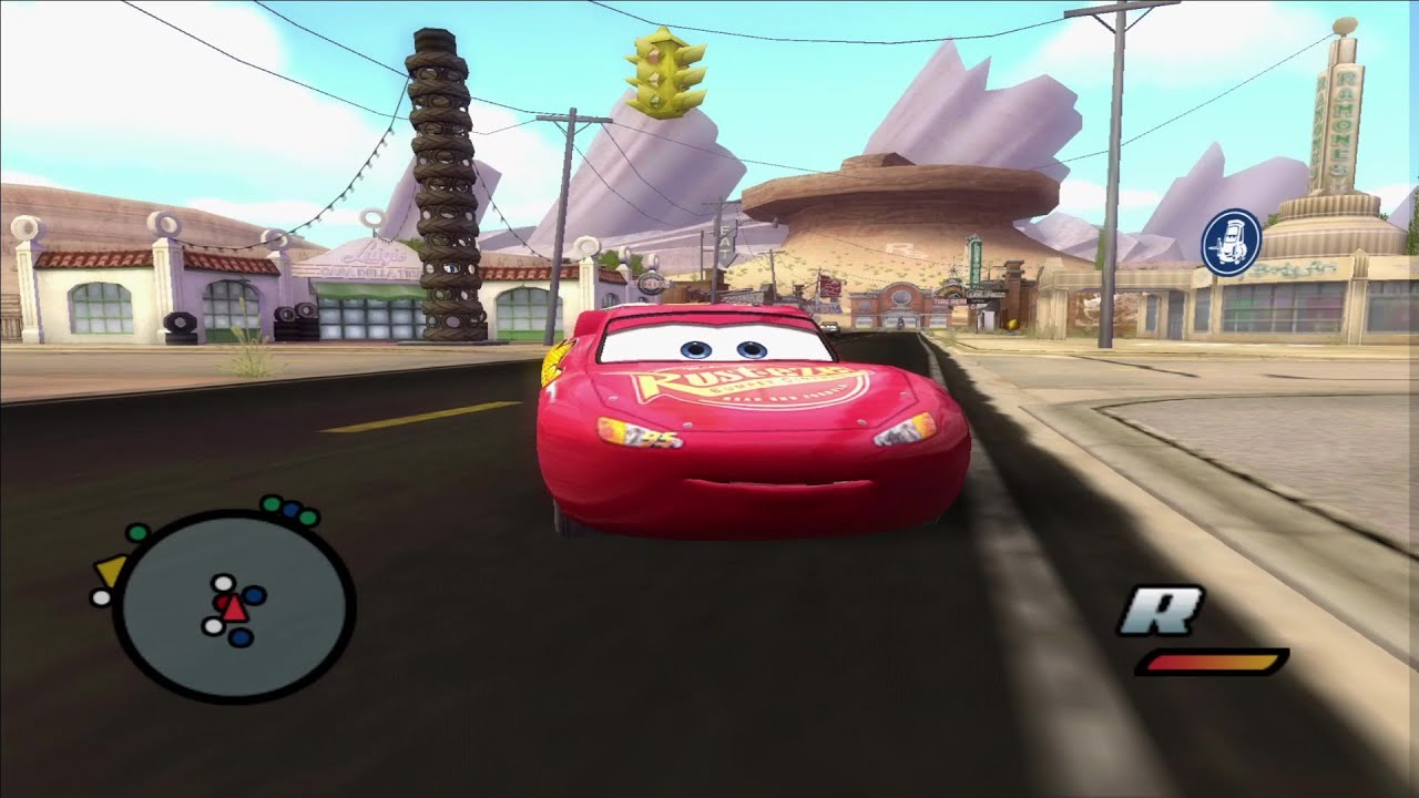 Cars - (ps2) playthrough part 2 - YouTube