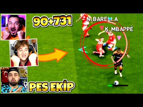 EMJAN BENİM TAKIM ARKADAŞININ AYAĞINI KIRDI ! 90+531 ! PES EKİP 2021 !