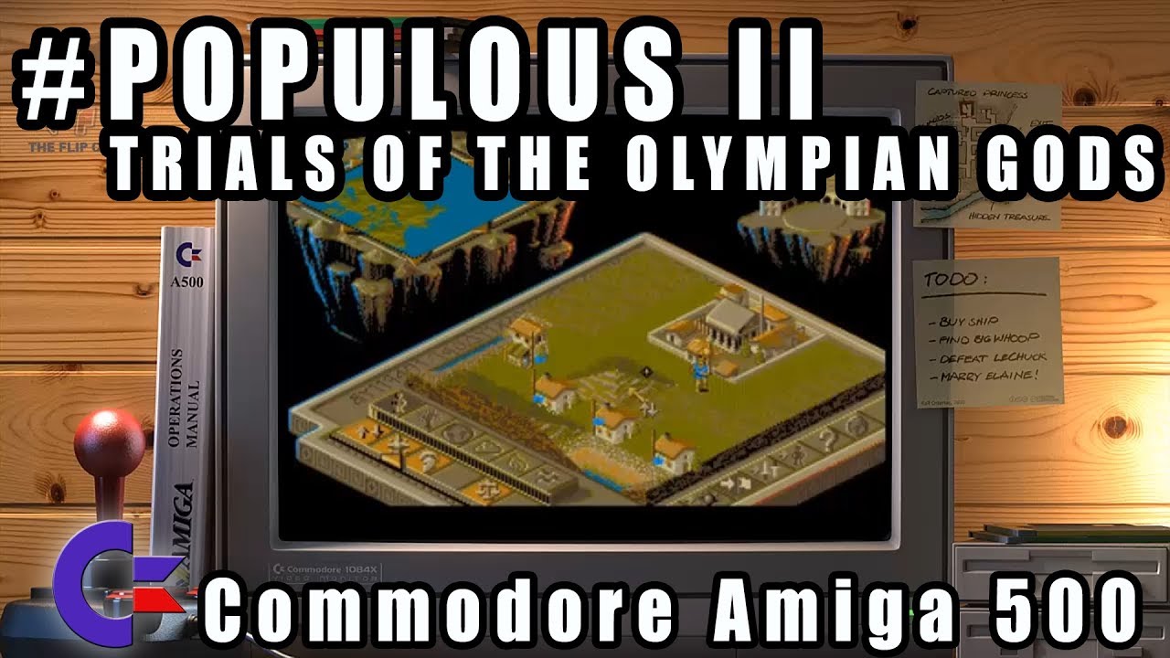 Populous II: Trials Of The Olympian Gods - Commodore Amiga 500 Gameplay ...