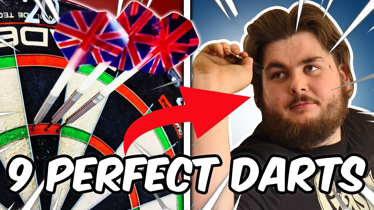 Ash Hits 9 PERFECT DARTS Live! - YouTube